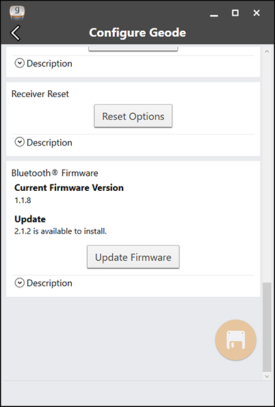 Update Bluetooth Firmware on Geode